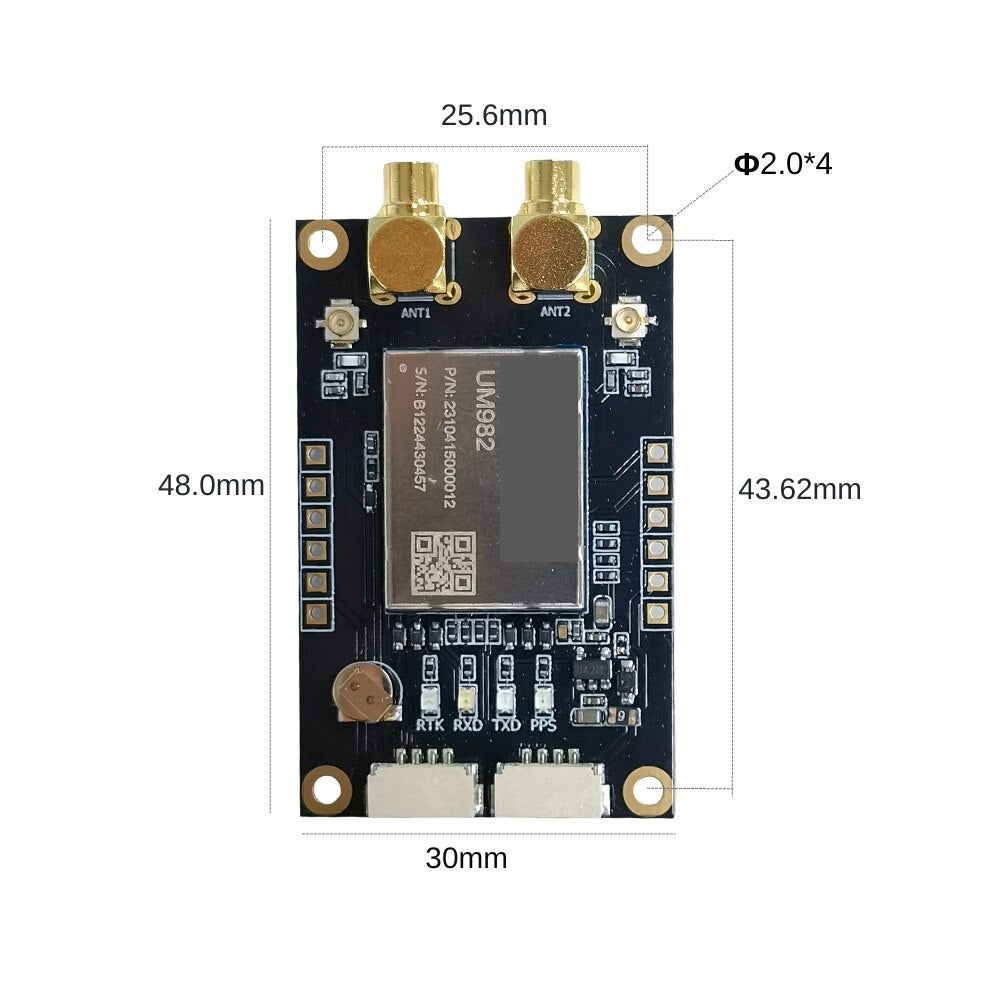 Um982 Module High Precision Heading Gnss Board Rtk Differential Direct
