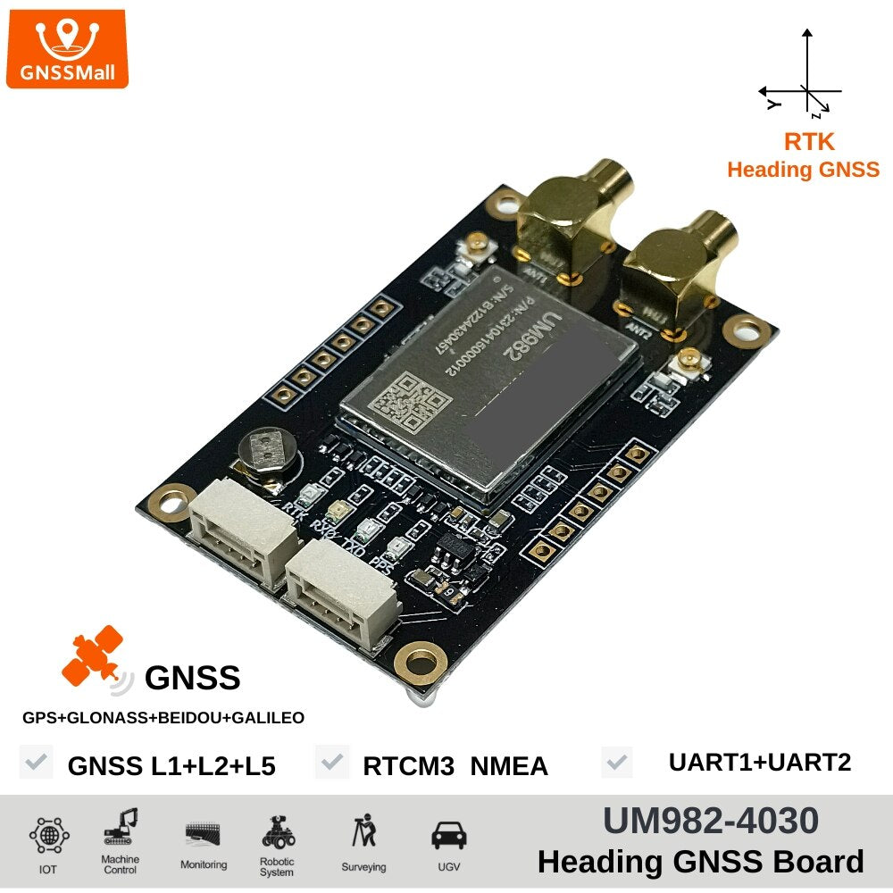 Um982 Module High Precision Heading Gnss Board Rtk Differential Direct