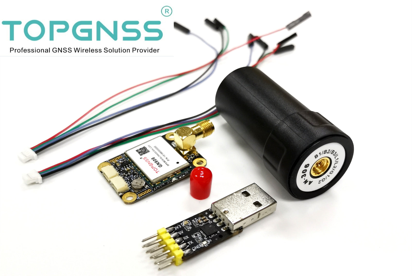 2pcs RTK gps module 5V GPS GLONASS GALILEO High-precision differential ...