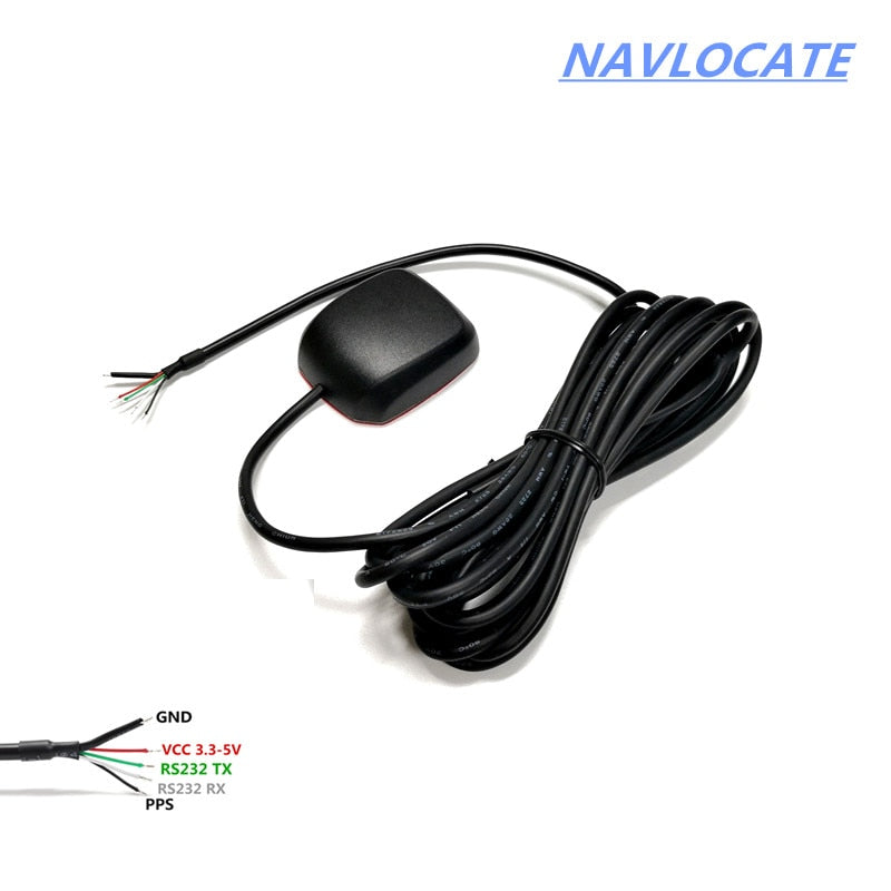 NMEA0183 GPS GLONASS GALILEO receiver DIY Connector 5V RS232, 9600 bau ...
