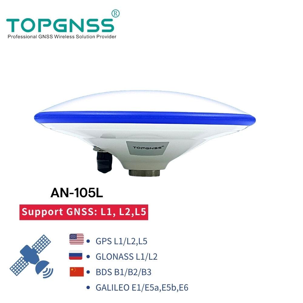 New GNSS L1 L2,L5 RTK rover gnss antenna GPS antenna high precision ag ...