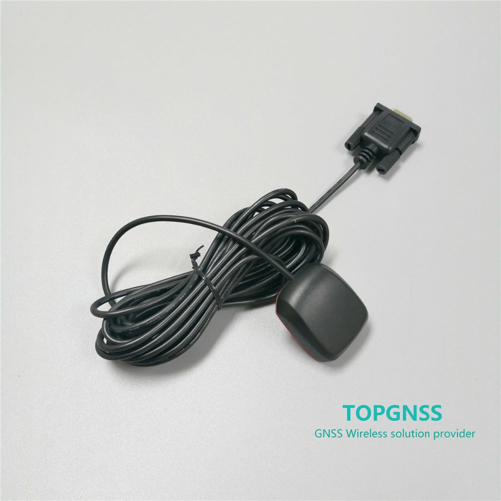 RS232 gps receiver antenna module gps glonass Dual mode VCC 12V NMEA 0 ...