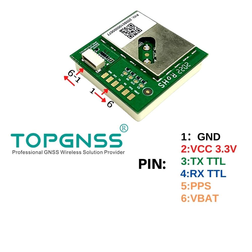 TOPGNSS new small volume RTK rover GPS module, differential FIXED rece ...